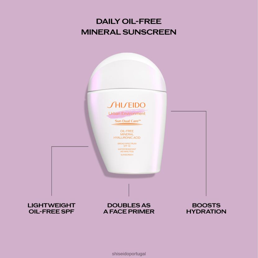 Shiseido protetor solar protetor solar mineral sem óleo para ambiente ...